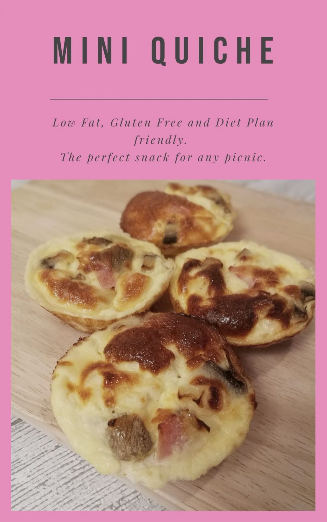 Mini Crustless Quiches - Carly Bloggs
