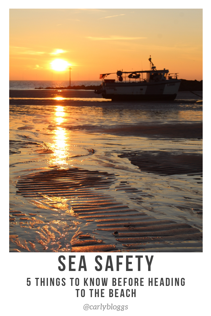 Sea Safety - 5 Things To Know Before Heading To The Beach - Carly Bloggs